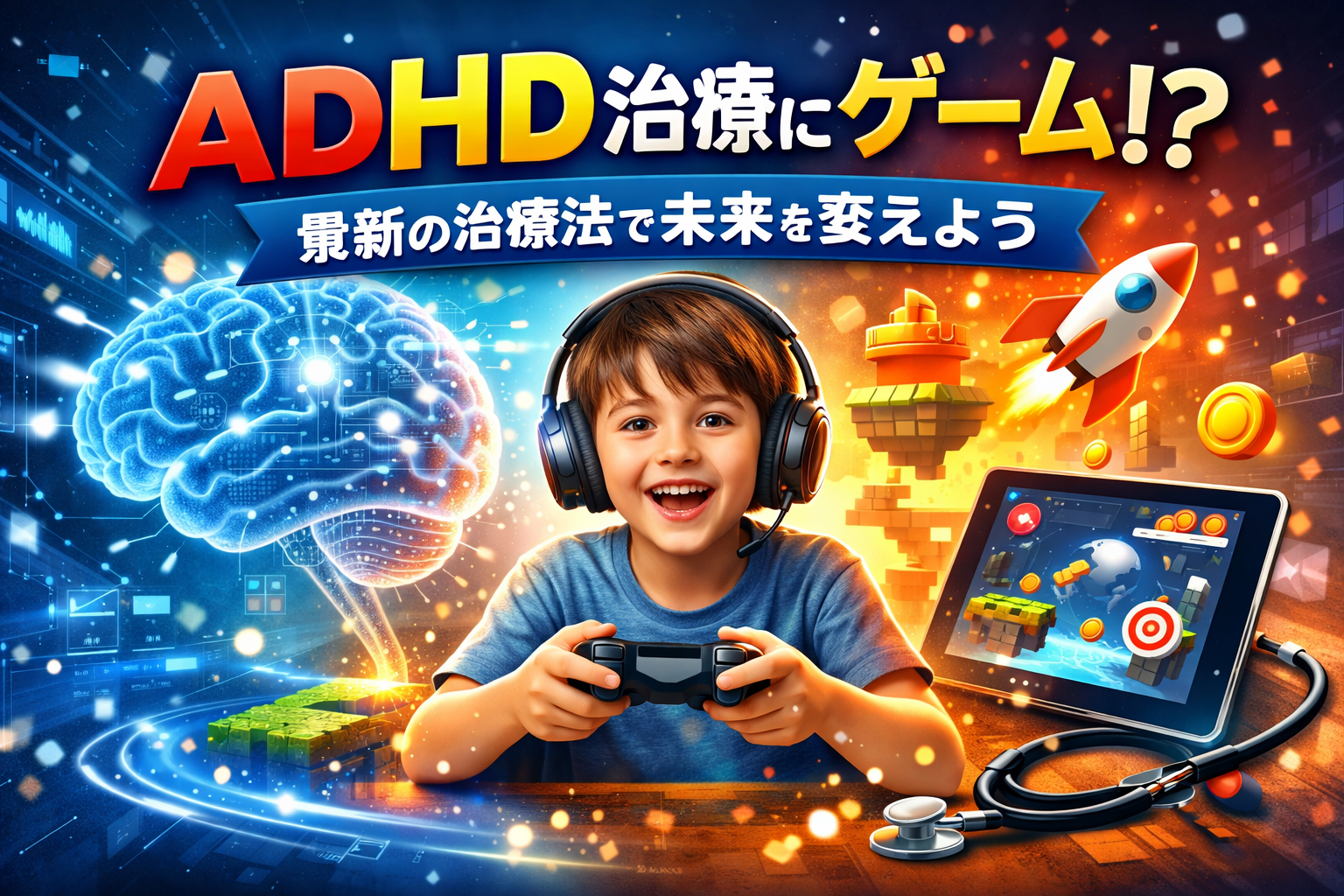 ADHD治療にゲーム！？「遊び」が未来の自分を助ける力になる理由 | Tetsuya's マインドパレス